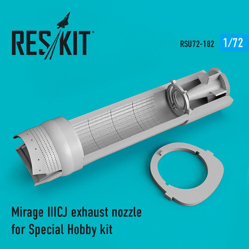 DISCONTINUED RES/KIT U72-0182 Mirage IIICJ Exhaust Nozzle For Special Hobby Kit