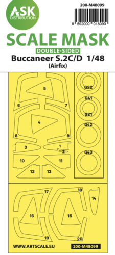 Art Scale Kit M48099 Buccaneer S.2C/D double-sided