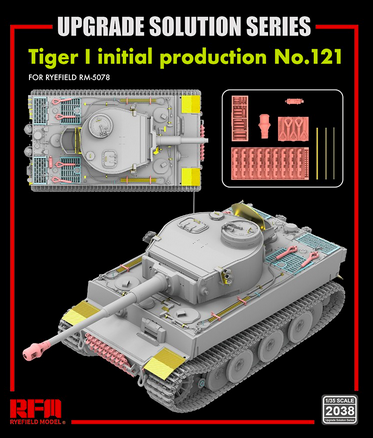 Rye Field Model RM-2038 Upgrade Solution Series for 5078 Sd.Kfz.181 Tiger I Initial production