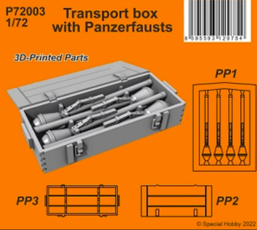 CMK P72003 Transport box with Panzerfausts