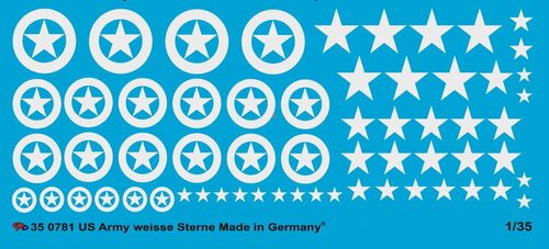 Peddinghaus-Decals 0781 US Army White Stars