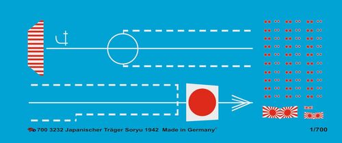 Peddinghaus-Decals 3232 Japanese Carrier Soryu 1942
