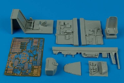 Aires 2103 Bf 109E-1 cockpit set Eduard