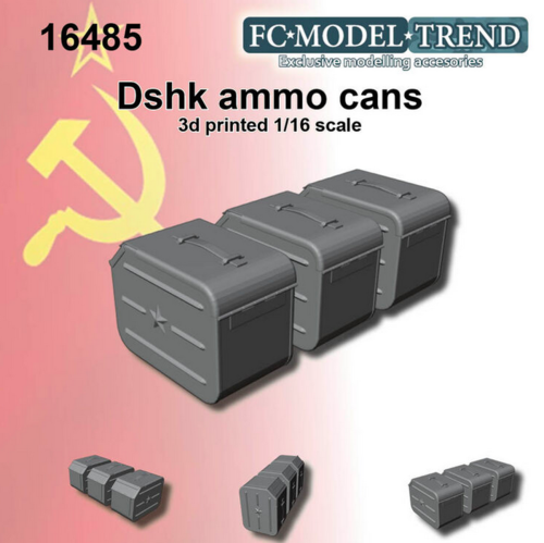 FC ModelTrend 16485 Soviet heavy MG DshK ammo containers