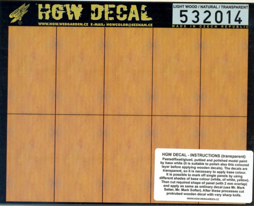 HGW Models 532014 Light Wood - Natural Tone