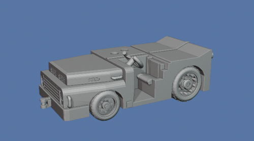 Germania-Figuren 72-VE-1102 MD 3 This vehicle actually bears the full designation: A/S32A-31A Aircraft Towing Tractor.