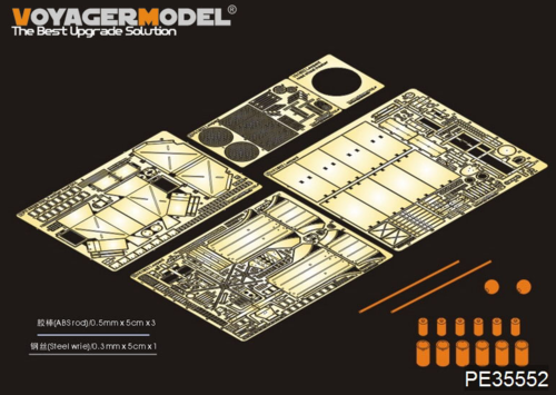 VoyagerModel.Co.Ltd PE35552 WWII German VK1602 Leopard w/ smoke discharger