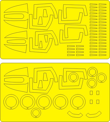 New Ware AM0891 F-4C/D Phantom II ADVANCED kabuki masks for Hassegawa, Hobby 2000