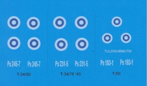 Black Lion Decals 35010 Finnish Army After 1945 - Captured Soviet Vehicles