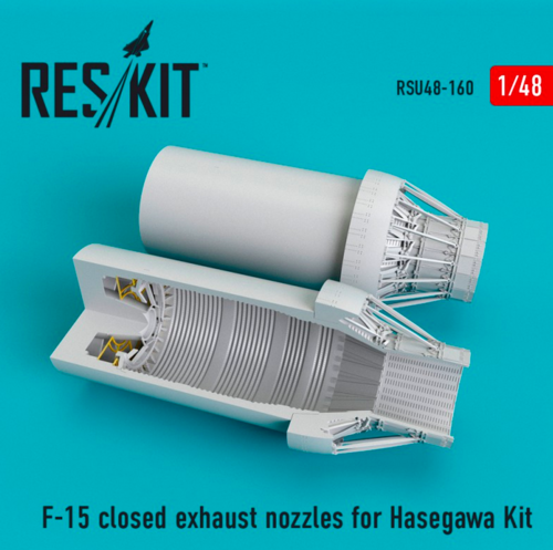 DISCONTINUED RES/KIT U48-0160 F-15 closed exhaust nozzles for Hasegawa Kit