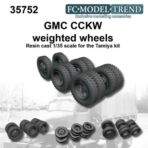 FC ModelTrend 35752 GMC CCKW weighted wheels