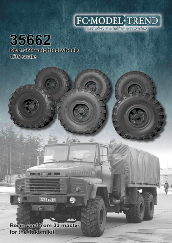 FC ModelTrend 35662 Kraz 260 weighted wheels