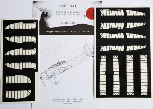 DEAD Design Models SM48016 D3A1 Val Control Surfaces