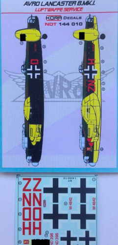 Kora Models NDT144010 Avro Lancaster B.MK.I. Luftwaffe service
