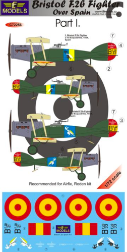 LF Models C72256 Bristol F.2b Fighter over Spain Part I.