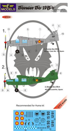 LF Models C7230 Dornier Do 27B-4 Spain