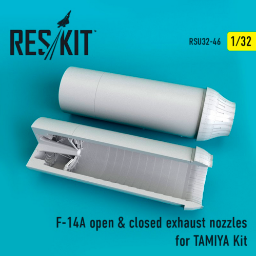 DISCONTINUED RES/KIT U32-0046 F-14A open and closed exhaust nozzles TAMIYA Kit