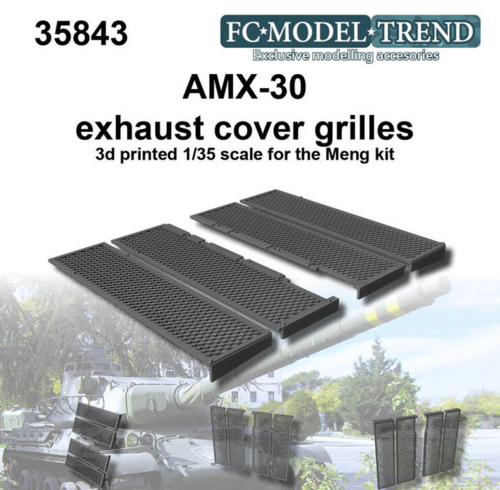 FC ModelTrend 35843 AMX-30 exhaust mesh protectors