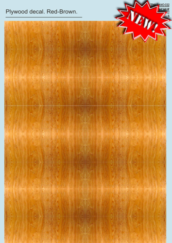 Print Scale 032-camo Plywood Decal Red-Brown Part 2