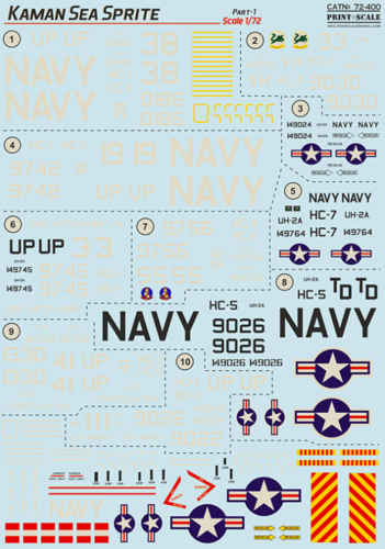 Print Scale 72-400 Kaman Seasprite. Part 1