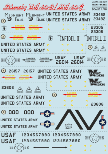 Print Scale 48-107 Sikorsky UH-60A/MH-60G Part 2