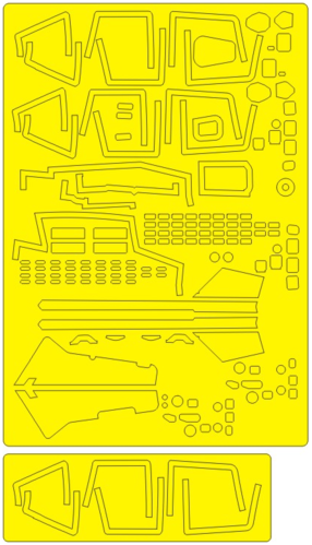 New Ware AM0831 Su-27UB ADVANCED kabuki masks for G.W.H