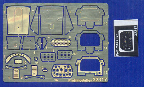 Profimodeller 32317 P-51D detail set for Revell kit 03944