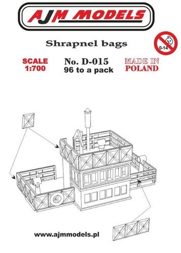 AJM Models D-015 Shrapnel bags