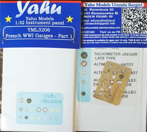 Yahu Models L3206 French WW1 Gauges part.1
