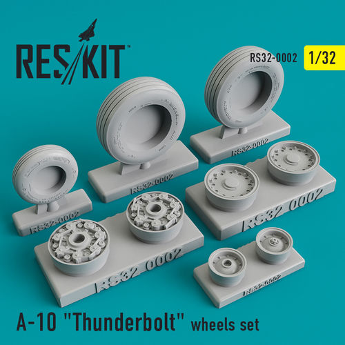 DISCONTINUED RES/KIT 32-0002 Fairchild Republic A-10 "Thunderbolt" wheels set