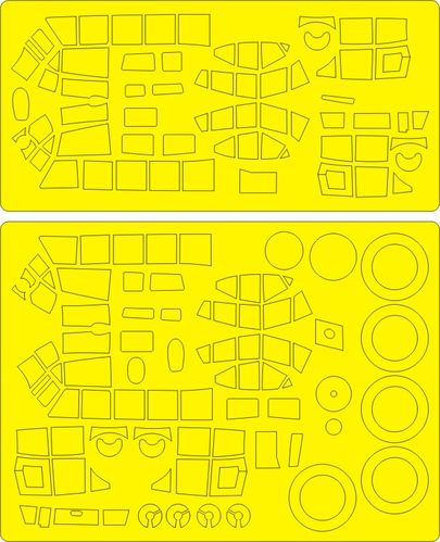 New Ware AM0565 Ju 88A-4, A-4 Torp, A-11, A-14 EXPERT kabuki masks for ICM