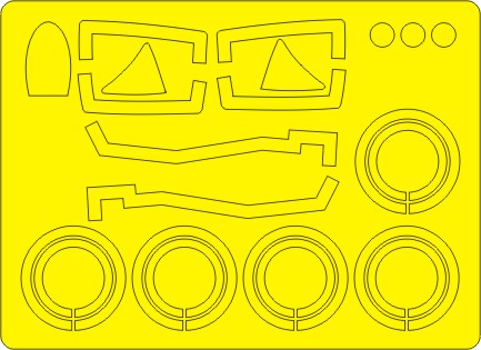 New Ware AM0217 Su-15 TM Flagon-F BASIC kabuki masks for Trumpeter