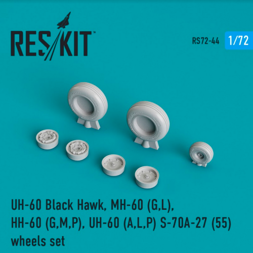 RES/KIT 72-0044 UH-60 (all versions) wheels set