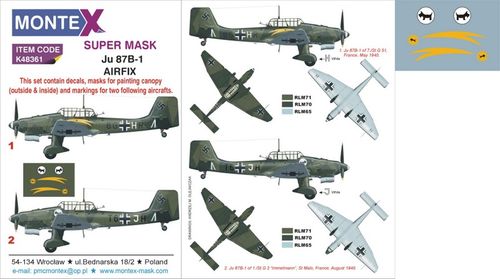 Montex K48361 Ju 87B-1 Airfix