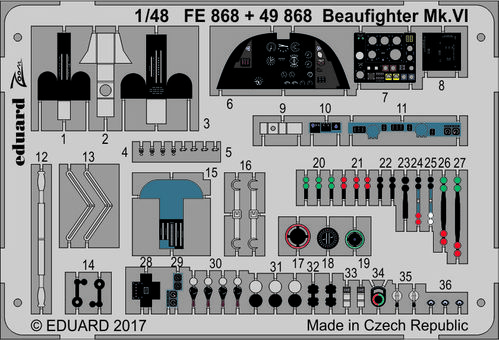 Eduard FE868 Beaufighter Mk.VI TAMIYA