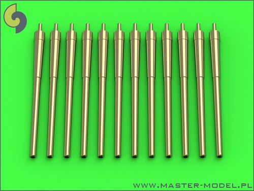 Master SM-700-050 USN 14in/50 (35,6 cm) gun barrels - for turrets without blastbags (12pcs) - New Mexico (BB-40) and Tennessee (BB-43) classes