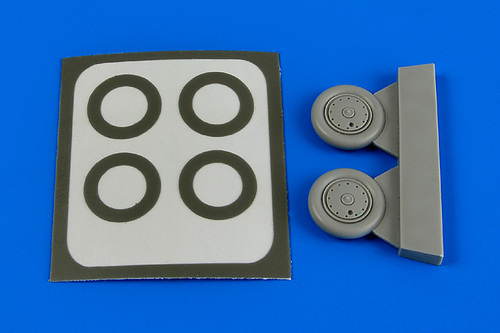 Aires 7333 I-153 wheels & paint masks ICM