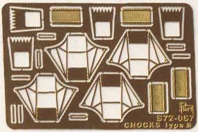 Part S72-067 Chocks type B-modern aircraft