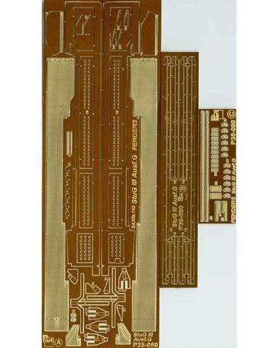 Part P35-080 Sd.Kfz. 142 StuG III Ausf. G fenders Tamiya