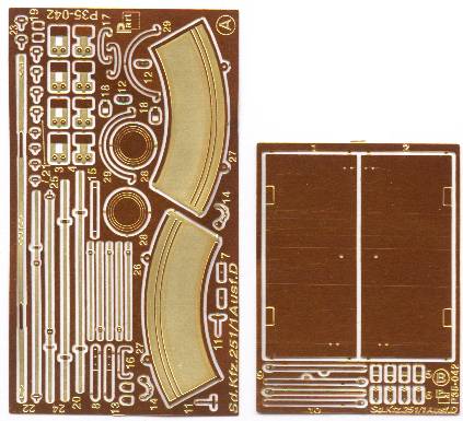 Part P35-042 Sd.Kfz.251/1 Ausf.D (back doors) Tamiya