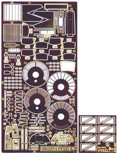 Part S48-086 Dornier Do-335A Pfeil Tamiya
