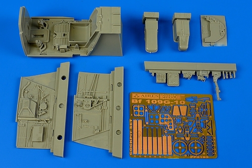 Aires 2193 Bf 109G-10 cockpit set Revell