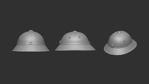 Firma49 H018-16 Vietcong (NVA) Helmet (3D-Printed)