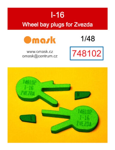 Omask 748102 Polikarpov I-16 - Wheel Bay Plugs (for Zvezda Kits)