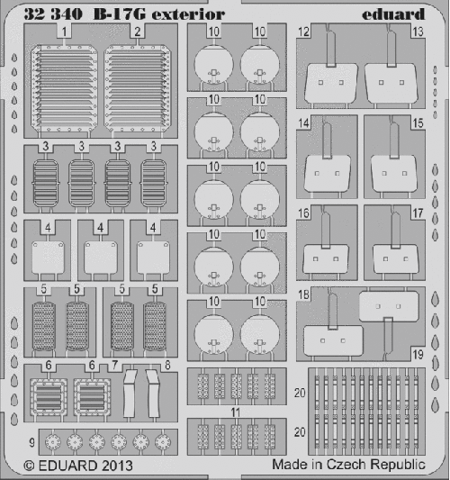 Eduard 32340 B-17G exterior HK MODELS