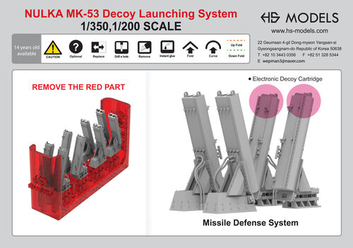 HS MODELS U350068S NULKA Mk.53 Decoy Launching System