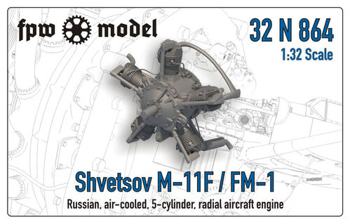 FPW Model 32N864 Shvetsov M-11F/FM-1