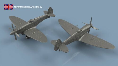 L'Arsenal 2.0 3D400375 Supermarine Seafire Mk.XV unfolded wings - 3D printing (5 pcs)
