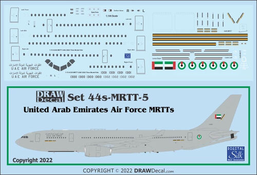 Draw Decal 44-MRTT-05 Airbus A330 MRTT - United Arab Emirates Air Force