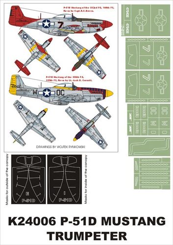 Montex K24006 P-51D Mustang Trumpeter